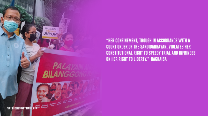 [Press Release] NAGKAISA Calls to Free De Lima ASAP | Human Rights ...