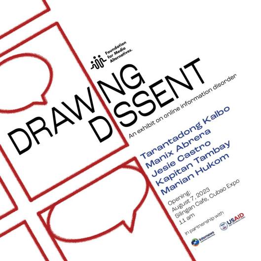 [Event] DRAWING DISSENT | FMA – Human Rights Online Philippines