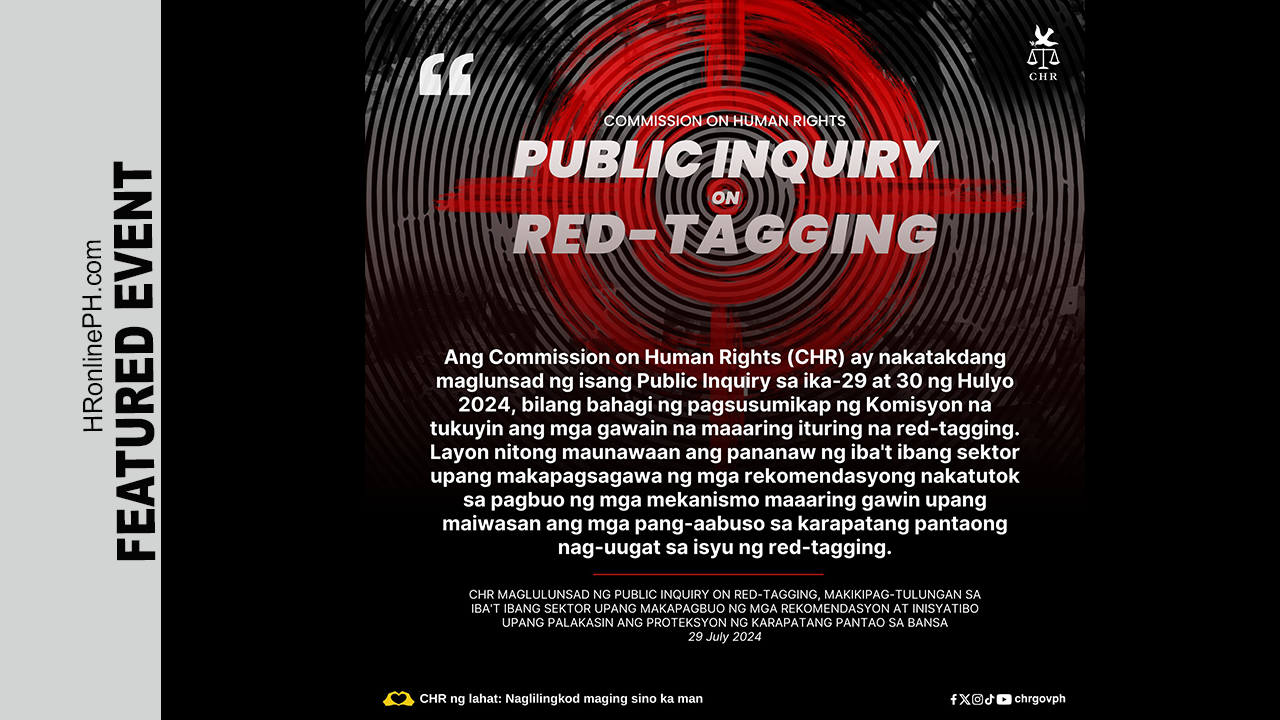 Red Tagging – Human Rights Online Philippines